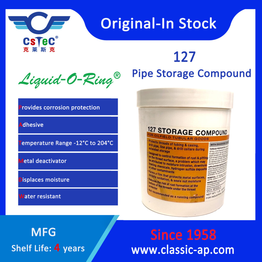 Liquid-O-Ring 127 Pipe Storage Compound – 克莱斯克(深圳)能源科技有限公司