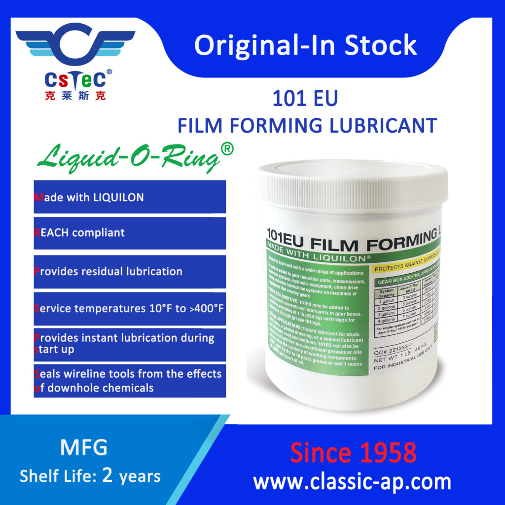 Liquid-O-Ring 101EU Film Forming Lubricant – Classic (Shenzhen) Energy ...